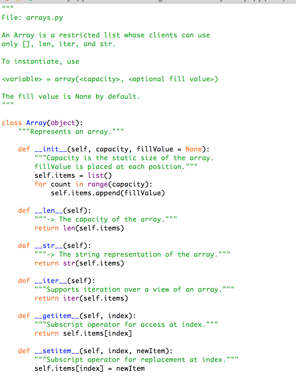 Implement the following Interfaces: arraybag.py to | Chegg.com