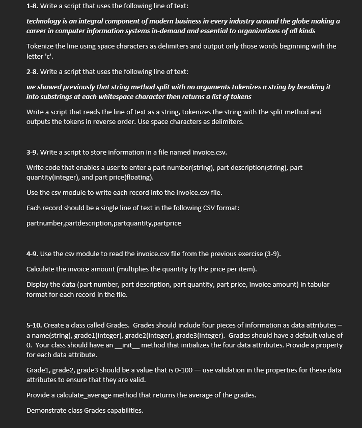 Solved 1-8. Write a script that uses the following line of | Chegg.com