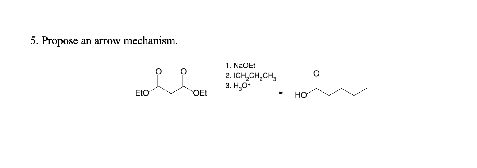 Solved Propose an arrow mechanism. | Chegg.com
