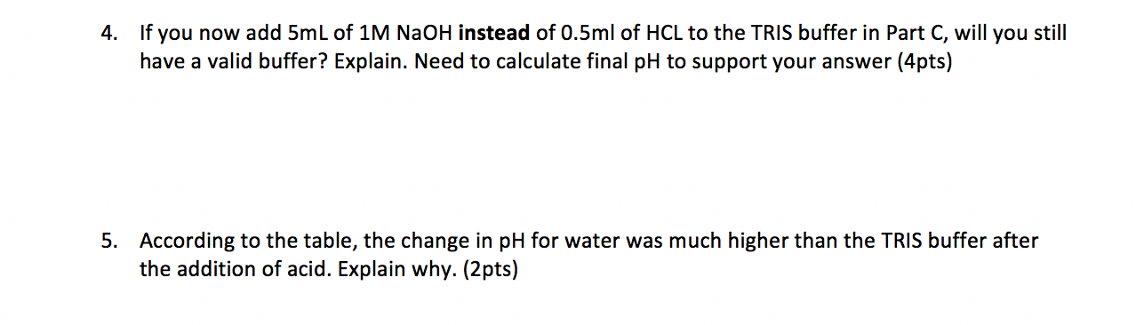 C. PART C: Why is a buffer a buffer? A student | Chegg.com