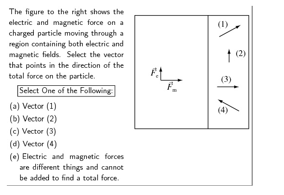 Solved The figure to the right shows theelectric and | Chegg.com