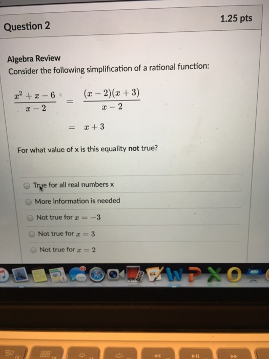 Solved Consider the following simplification of a rational | Chegg.com