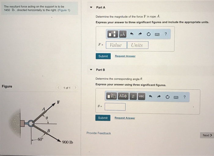 Solved The resultant force acting on the support is to be | Chegg.com