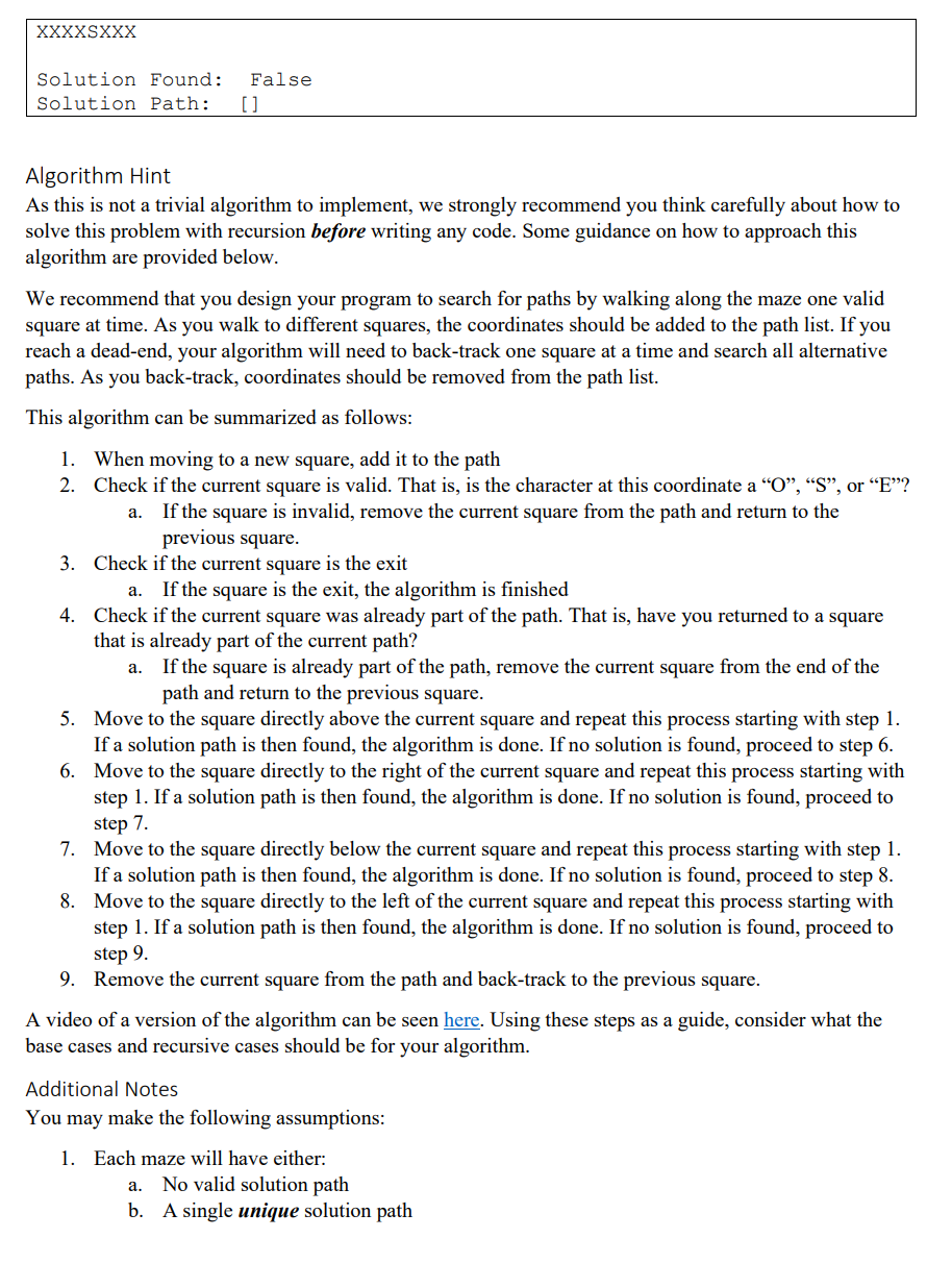 Problem This week you will practice using recursion | Chegg.com