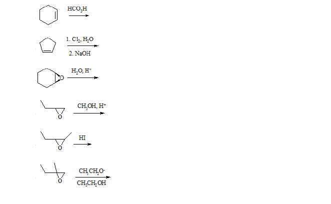 Solved HCOH 1. C1,, H,0 2. NaOH H40, H CH,OH, H+ HI CH CHO | Chegg.com