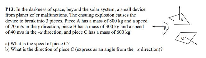 Solved P13: In the darkness of space, beyond the solar | Chegg.com