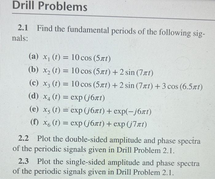 Solved Using matlab do the exercises 2.2 and 2.3 , with the | Chegg.com