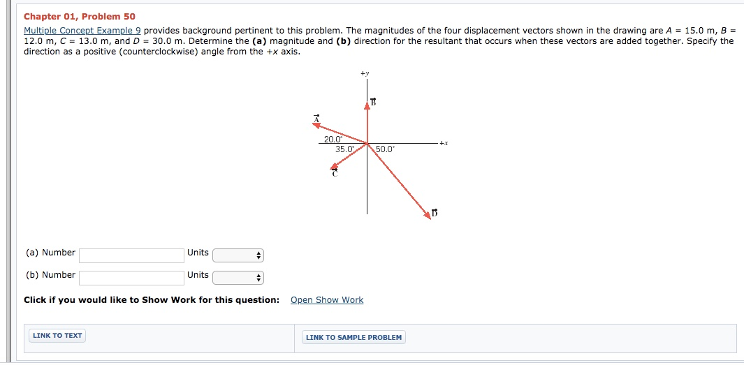 Solved Chapter 01, Problem 50 Multiple Concept Example 9 | Chegg.com
