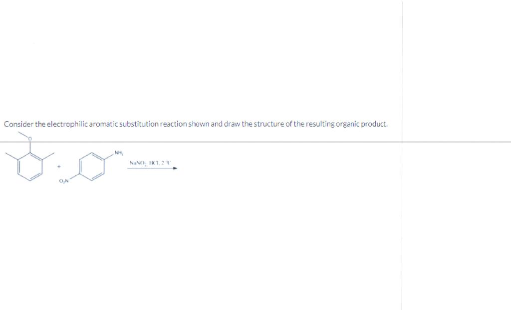 Solved Consider the electrophilic aromatic substitution | Chegg.com