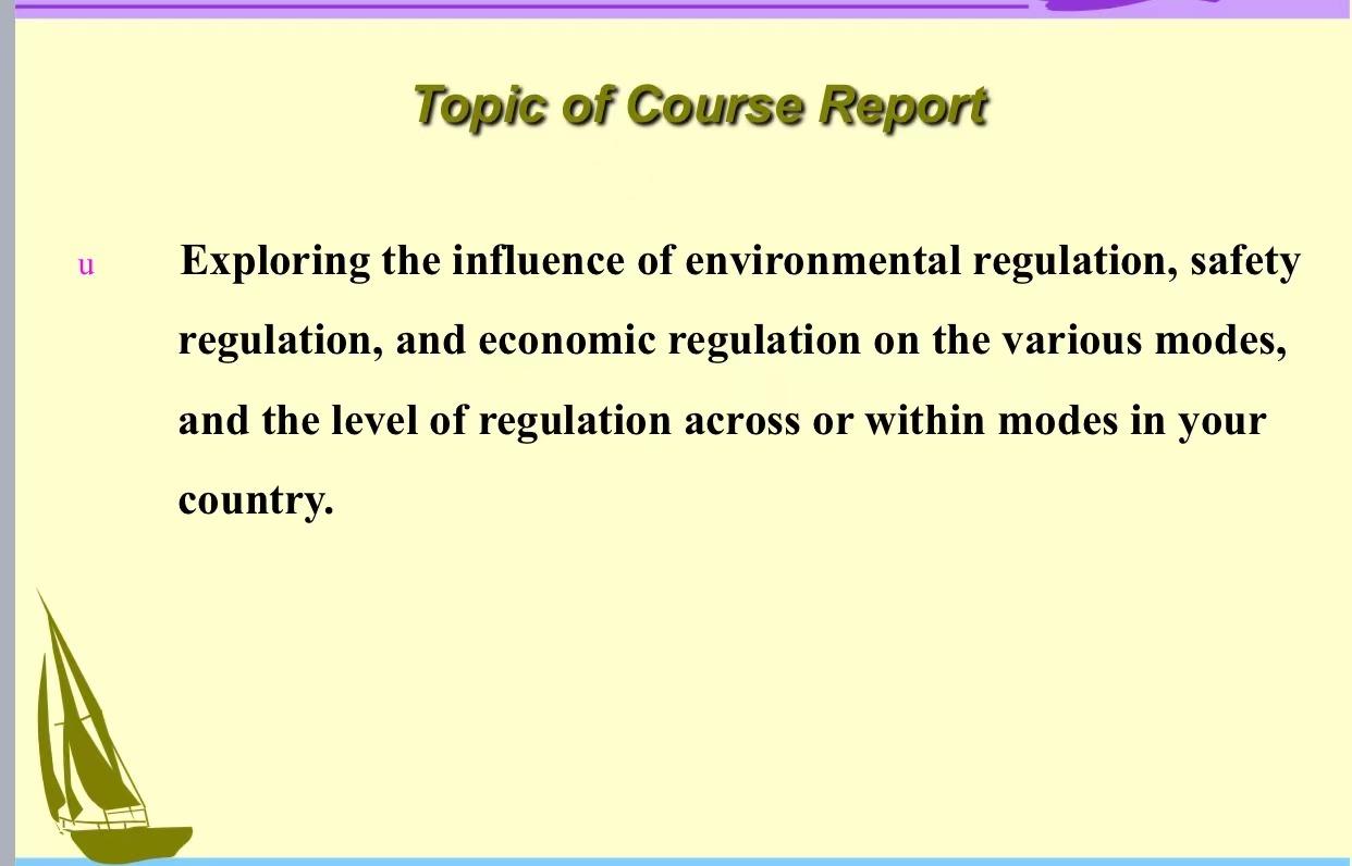 Solved Topic of Course Report u Exploring the influence of | Chegg.com