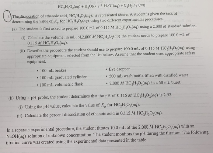 Solved HC,H3O2(aq) + H20() 근 H,O+(aq) + C2H30,-(aq) | Chegg.com