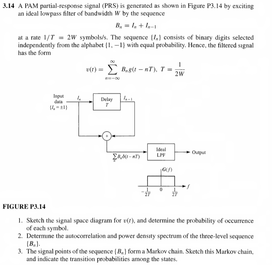 Solved A PAM partial-response signal (PRS) is generated as | Chegg.com