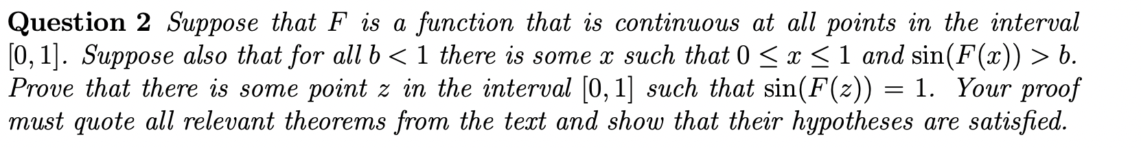 Please use the extreme value theorem and continuity | Chegg.com