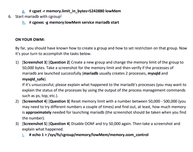 Solved Part I: Memory Management In this part, you will | Chegg.com