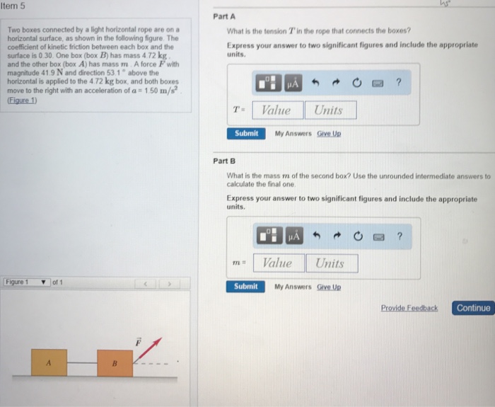 Solved Two boxes connected by a light horizontal rope are on | Chegg.com