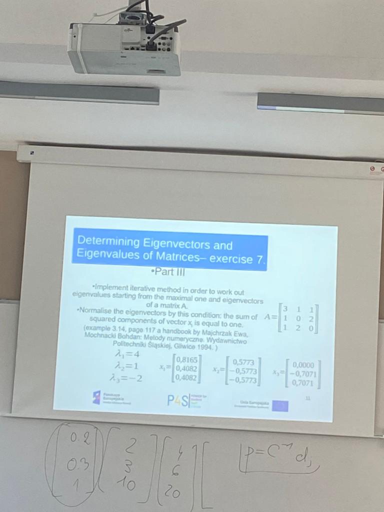 Solved Determining Eigenvectors and Eigenvalues of Matrices- | Chegg.com