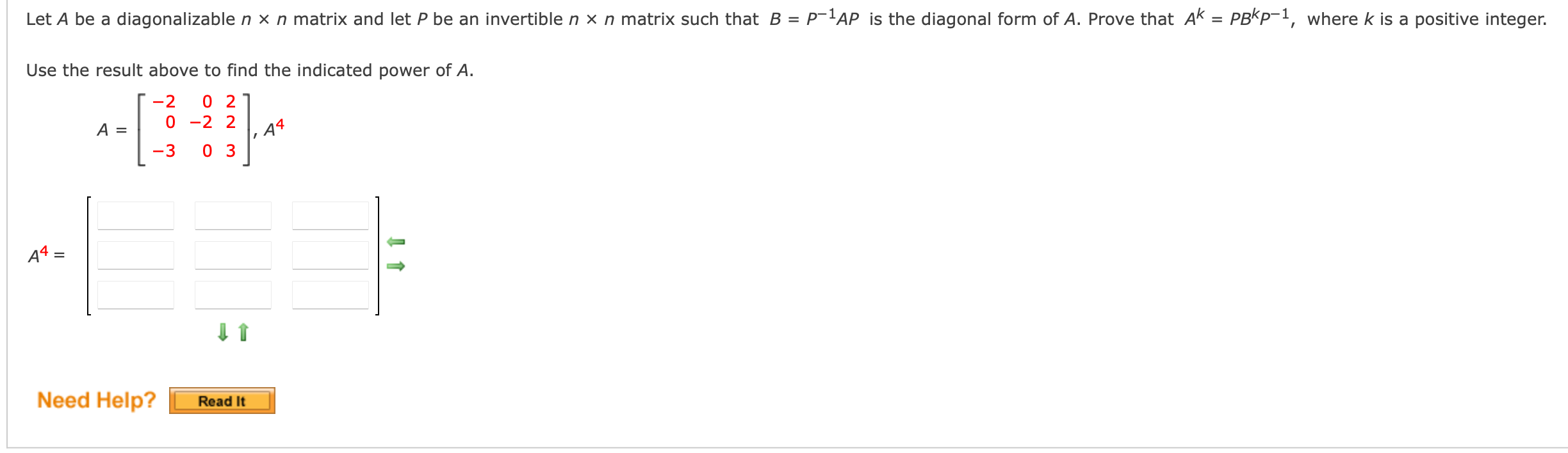 Solved Let A be a diagonalizable n×n matrix and let P be an | Chegg.com