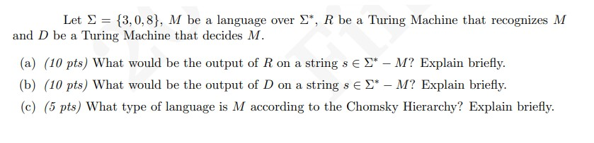 Solved Answer the following questions briefly. Justify | Chegg.com