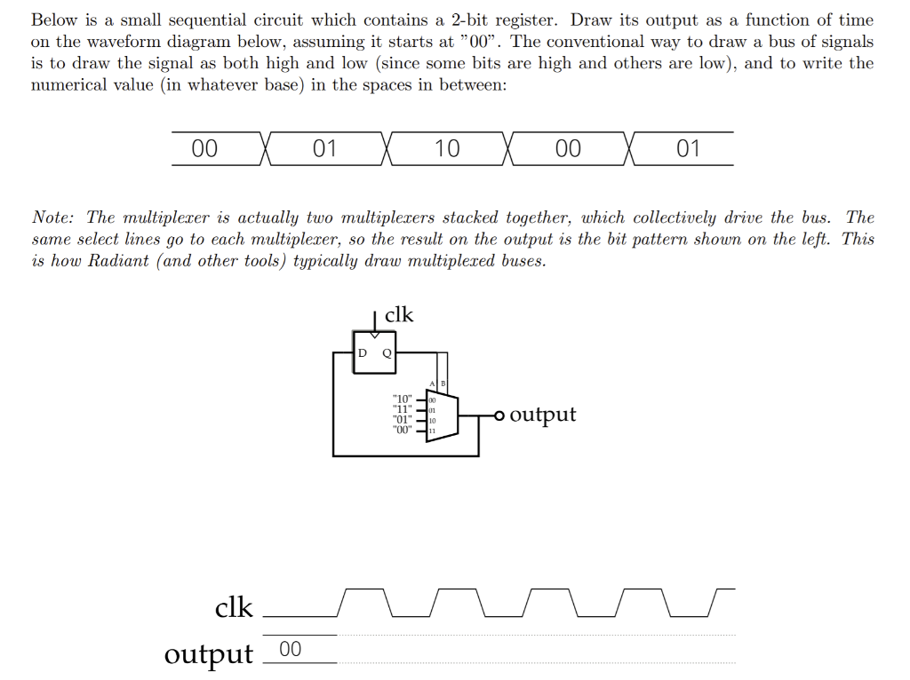 Solved Below is a small sequential circuit which contains a | Chegg.com