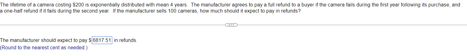 Solved Please double check my answer and please explain step | Chegg.com