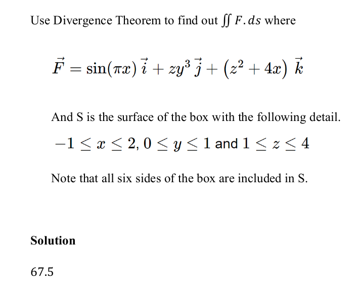 The following is an exercise from Vector Calculus or | Chegg.com