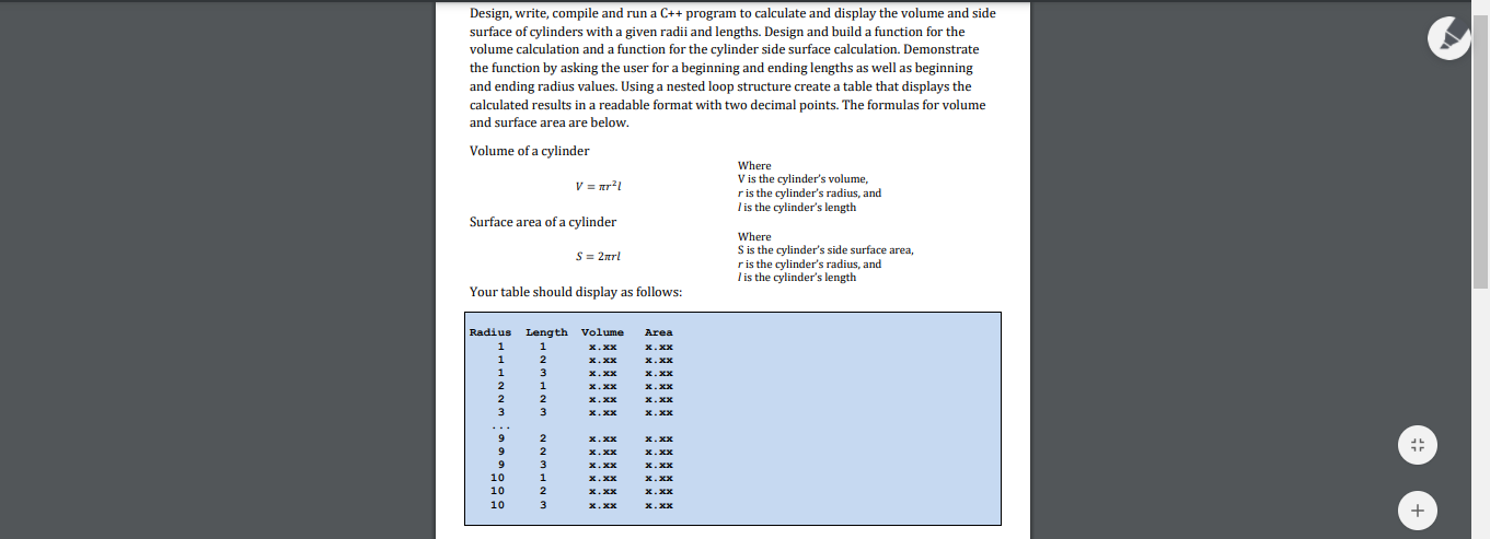 Solved Design, write, compile and run a C++ program to | Chegg.com