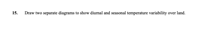 Solved 5. Draw two separate diagrams to show diurnal and | Chegg.com Solved 5. Draw two separate diagrams to show diurnal and | Chegg.com