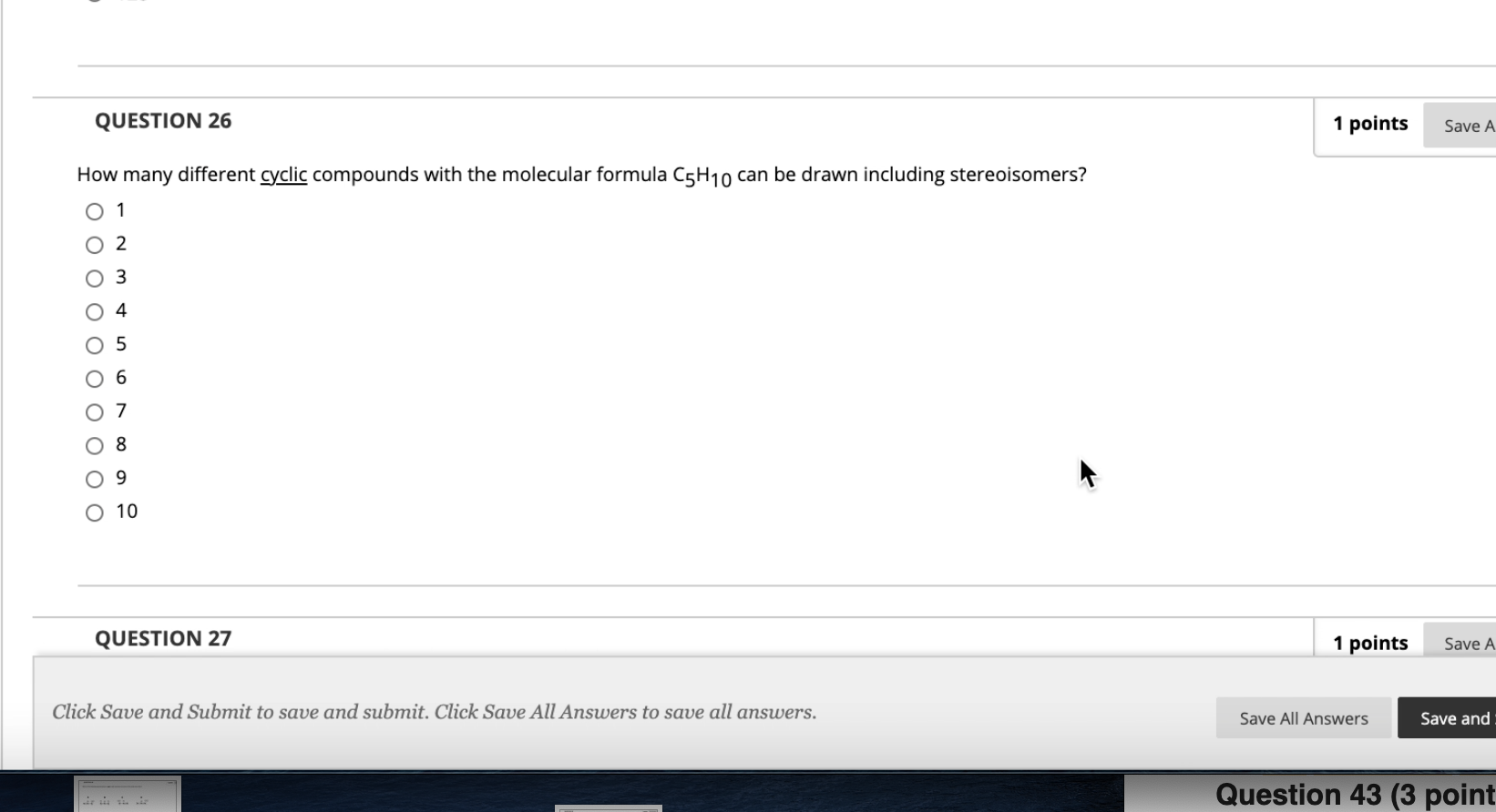 Solved QUESTION 27 1 points Save Answ Which reagent(s) can | Chegg.com