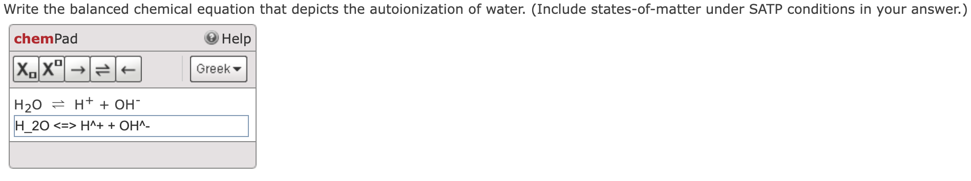 Solved Write the balanced chemical equation that depicts | Chegg.com