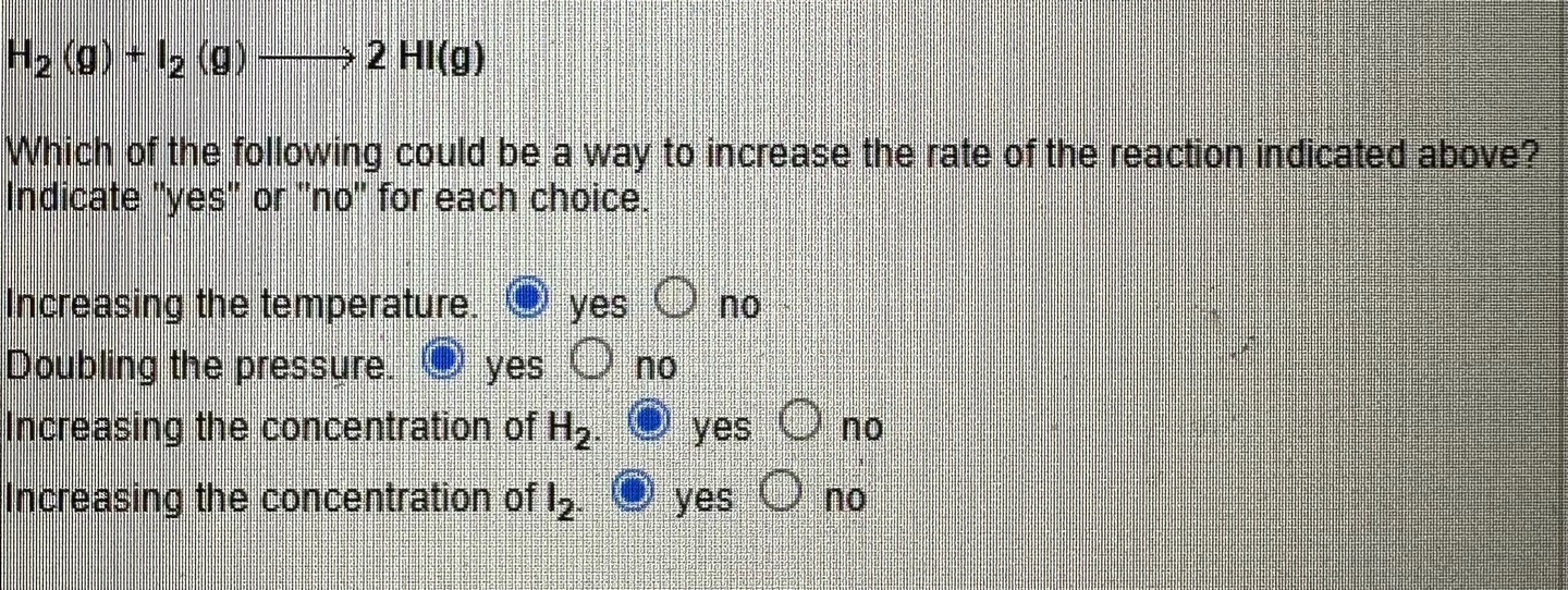 Solved A reaction is performed to study the reaction of ICl | Chegg.com