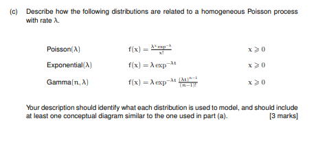 Solved (a) Define the properties of a homogeneous Poisson | Chegg.com