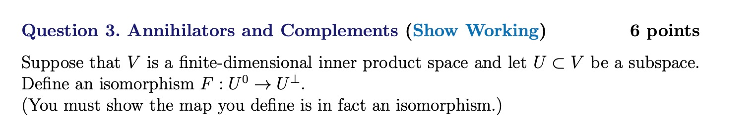 Solved Suppose that V is a finite-dimensional inner product | Chegg.com