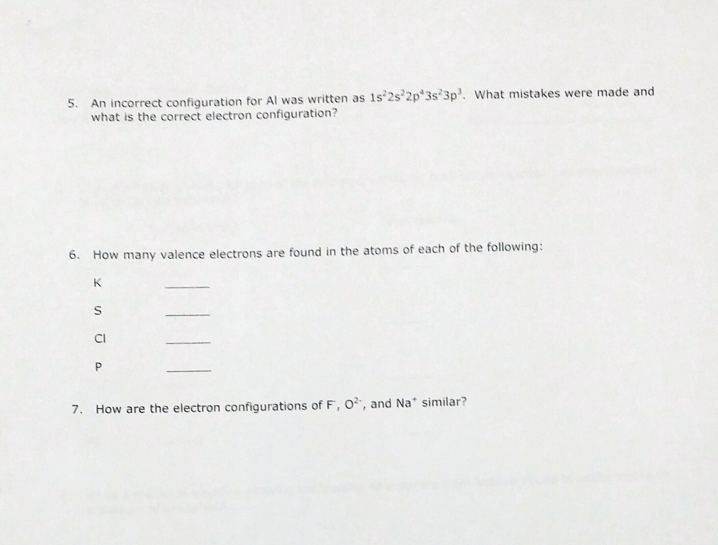 Solved Chemistry 101 - Problem Solving Handout #15 Name: 1. | Chegg.com