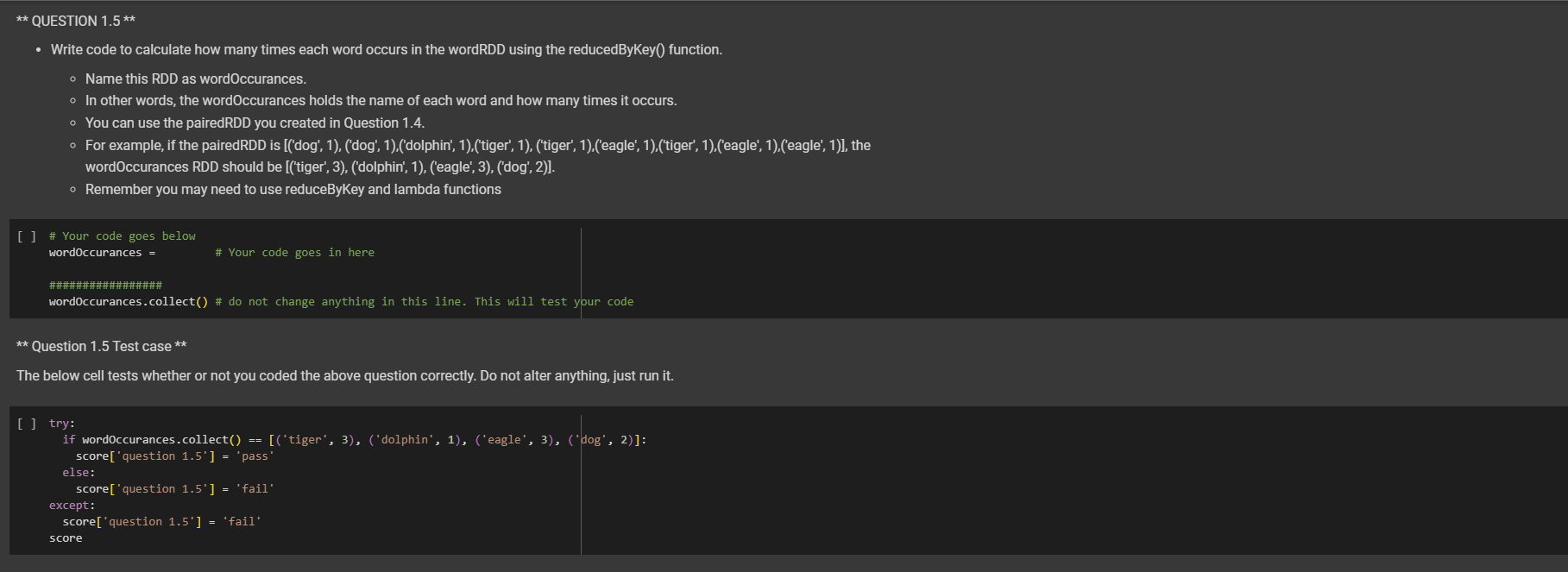 Solved ** QUESTION 1.5 ** - Write code to calculate how many | Chegg.com