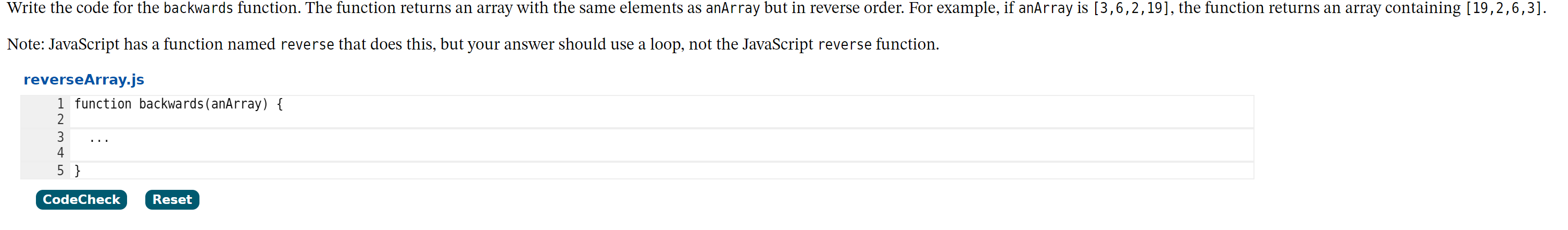 Solved Write the code for the backwards function. The | Chegg.com
