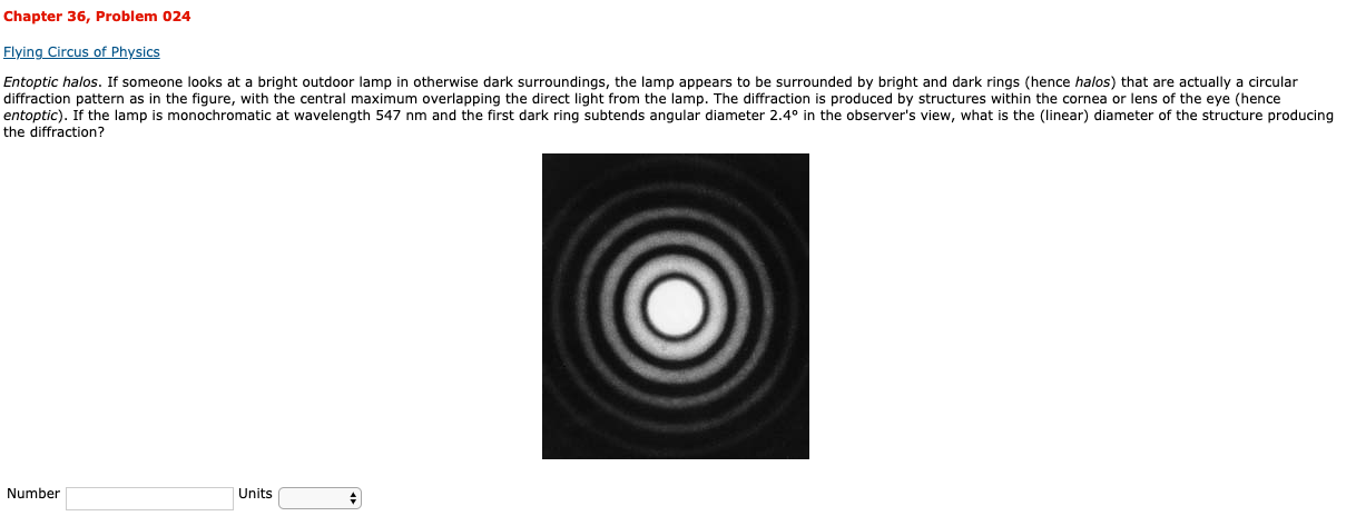 Solved Chapter 36, Problem 024 Flying Circus of Physics | Chegg.com