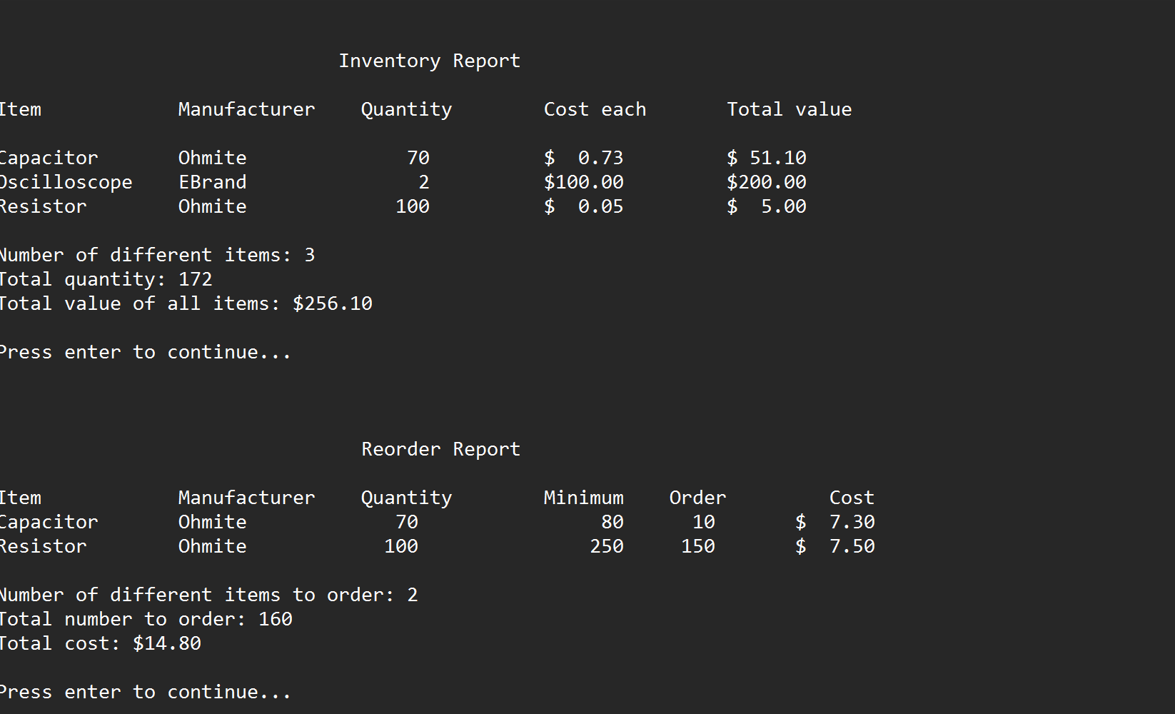 Solved CPSC 1420 Programming and Problem Solving I | Chegg.com
