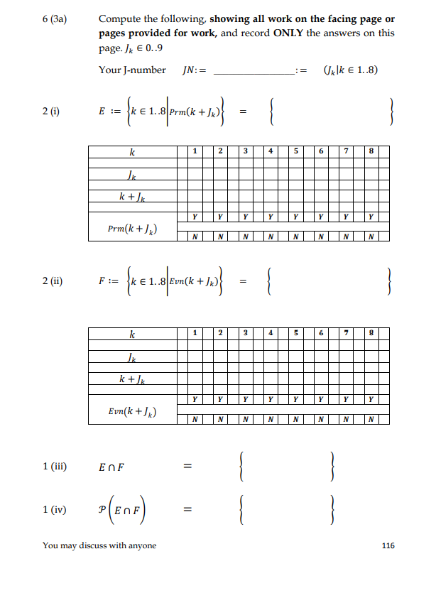 6 (3) Compute the following, showing all work on the | Chegg.com