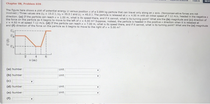 Solved Chapter 08, Problem 039 The figure here shows a plot | Chegg.com