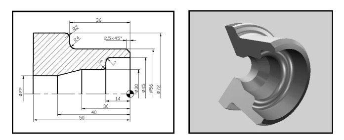 Solved Write a CNC program for a turning operation with the | Chegg.com