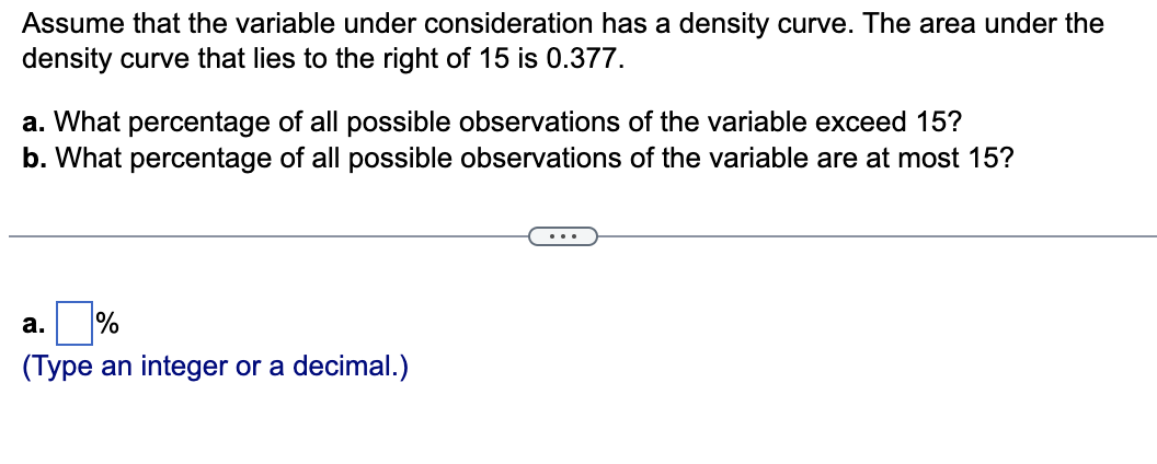 Solved Assume that the variable under consideration has a | Chegg.com