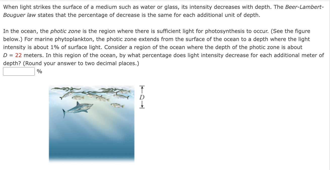 Solved When light strikes the surface of a medium such as | Chegg.com