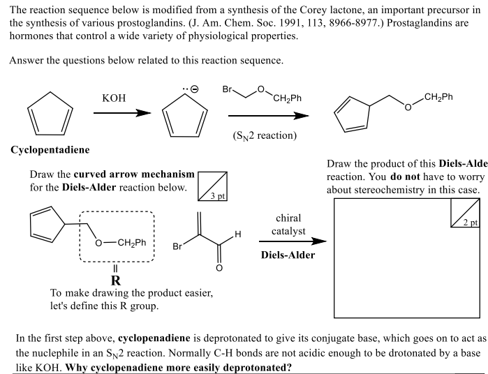Solved The reaction sequence below is modified from a | Chegg.com