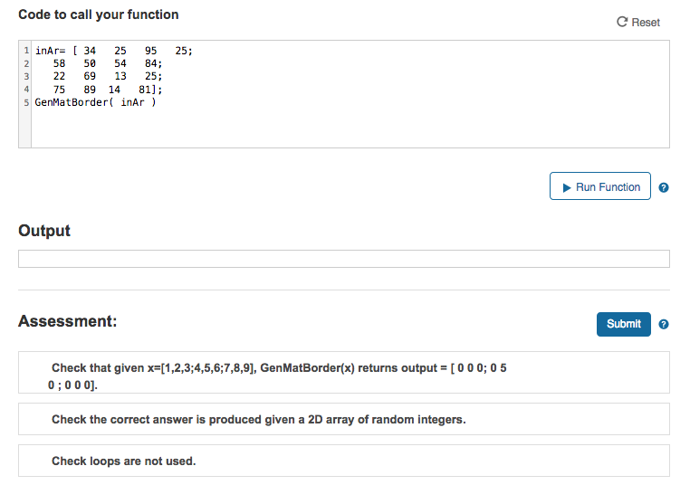 Solved Write a function called GenMatBorder that takes an n | Chegg.com