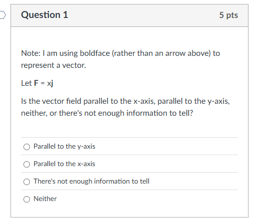 Solved Question 1Note: I am using boldface (rather than an | Chegg.com Solved Question 1Note: I am using boldface (rather than an | Chegg.com