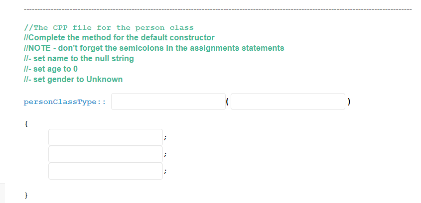 Solved Question 24 Given The Partial Class Definition 