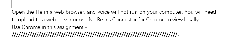 Open the file in a web browser, and voice will not | Chegg.com