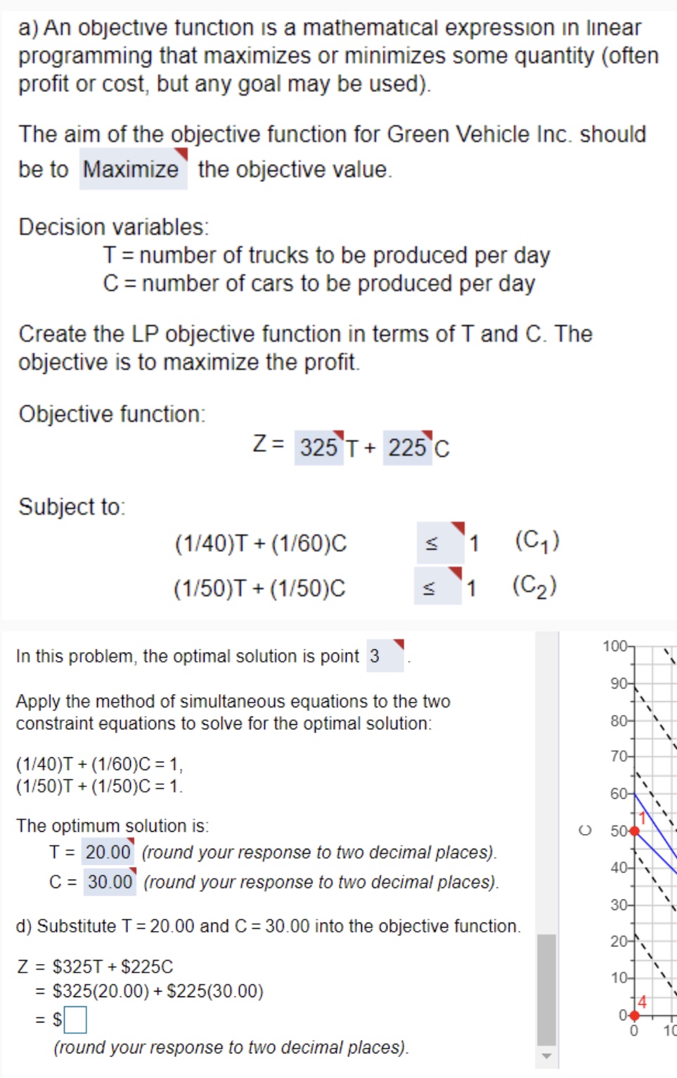 Solved Green Vehicle ﻿Inc., manufactures electric cars and | Chegg.com