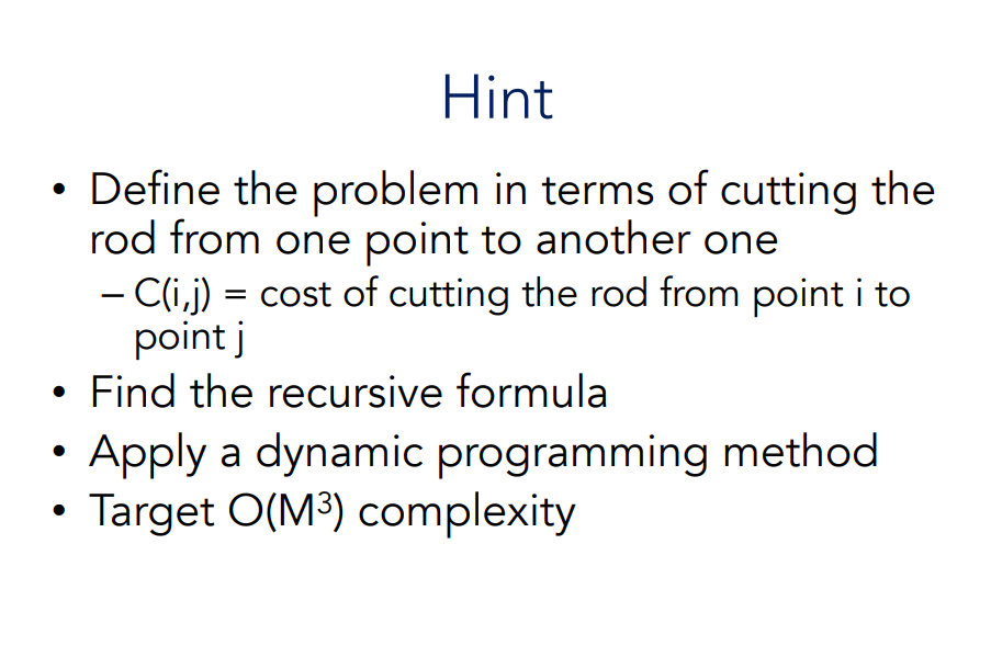 Minimum Cost Rod Cutting • You are given a rod that | Chegg.com Minimum Cost Rod Cutting • You are given a rod that | Chegg.com