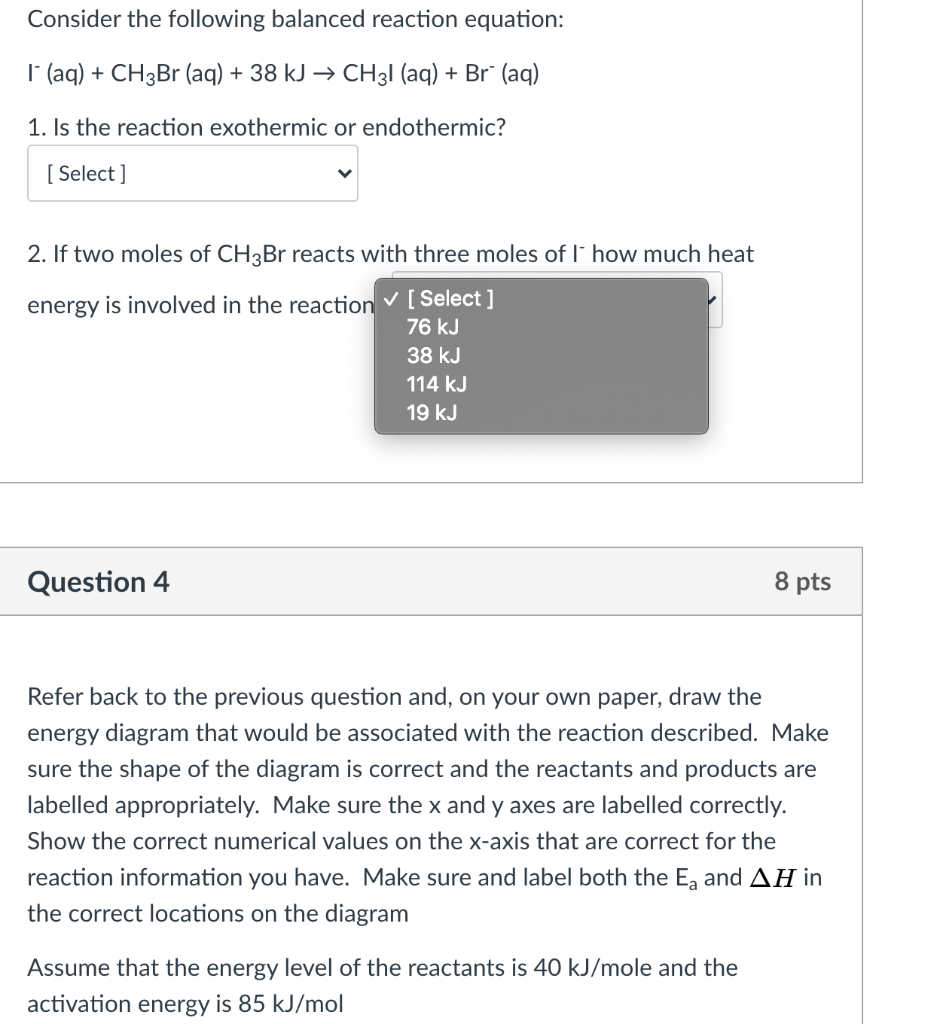 Solved Consider the following balanced reaction equation: |- | Chegg.com